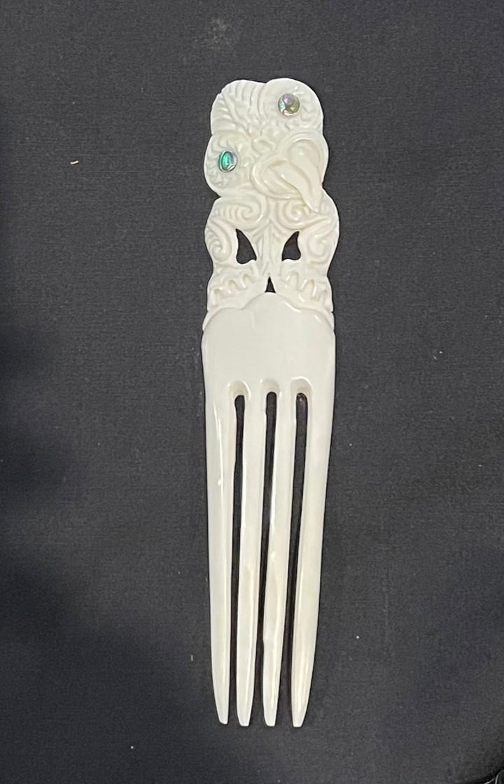 Heru - Heru Comb - Maori Heru - Heru Comb NZ - Bone Heru – An Eye 4 Art