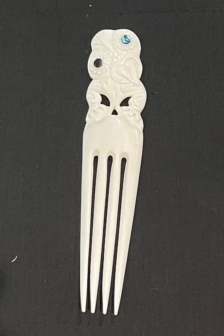 Heru - Heru Comb - Maori Heru - Heru Comb NZ - Bone Heru – An Eye 4 Art