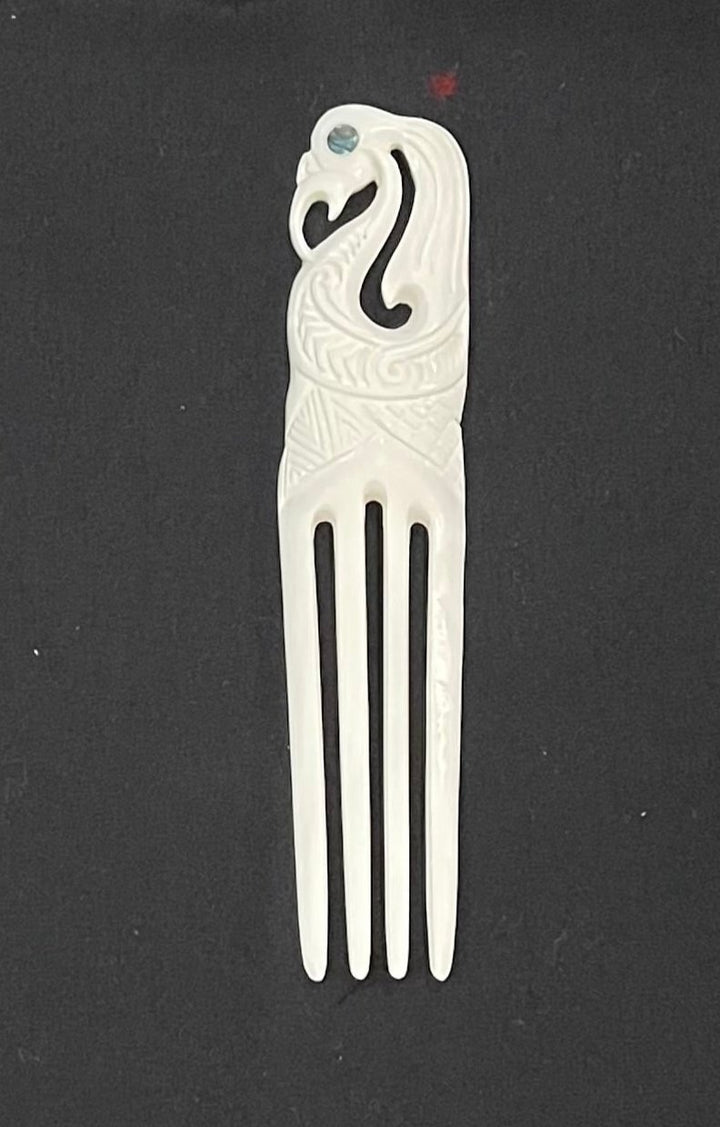 Heru - Heru Comb - Maori Heru - Heru Comb NZ - Bone Heru – An Eye 4 Art
