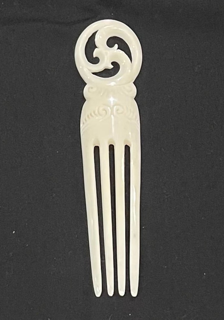 Heru - Heru Comb - Maori Heru - Heru Comb NZ - Bone Heru – An Eye 4 Art