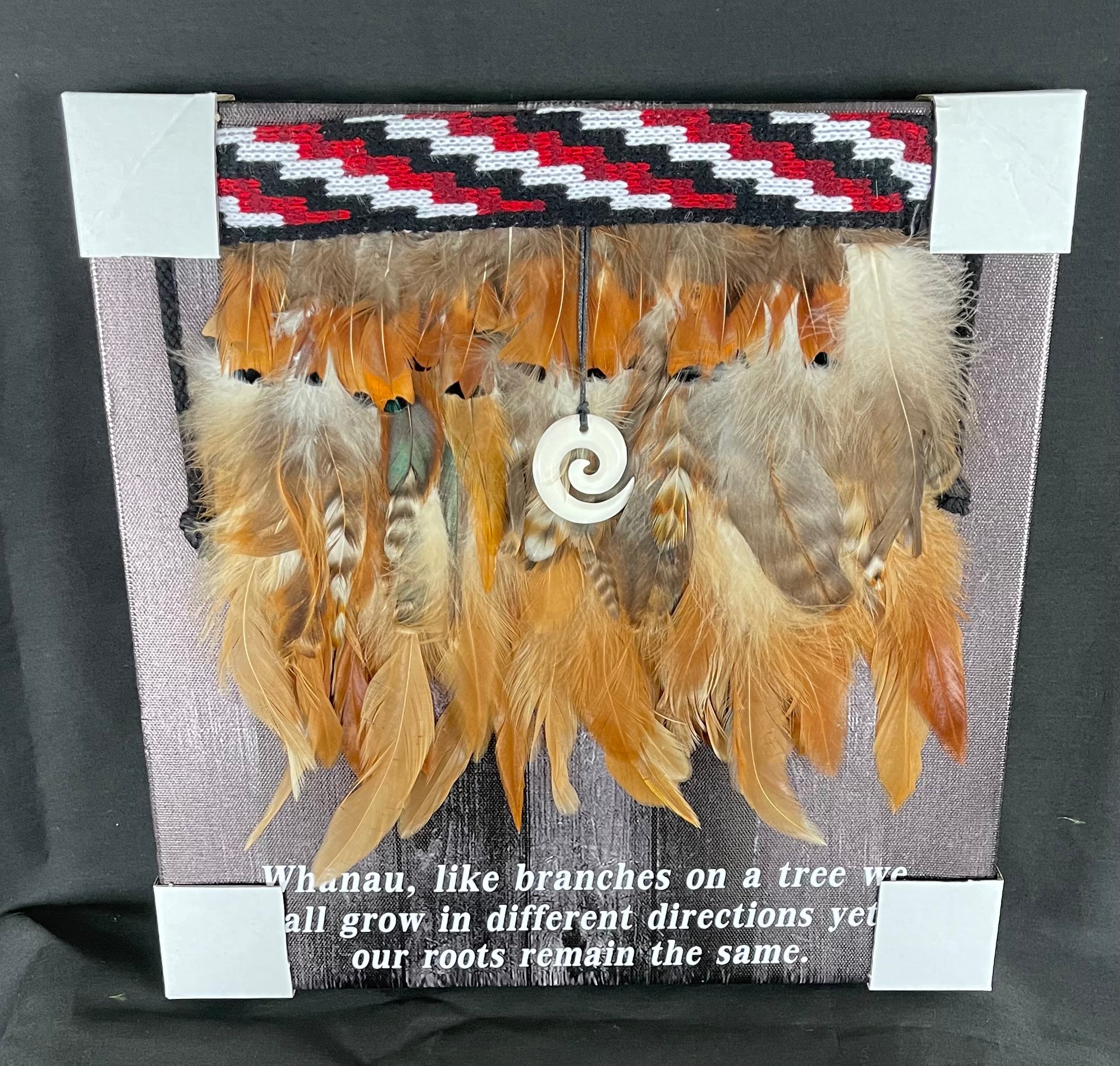 Korowai On Canvas - Whanau Branches - Maori Art – An Eye 4 Art
